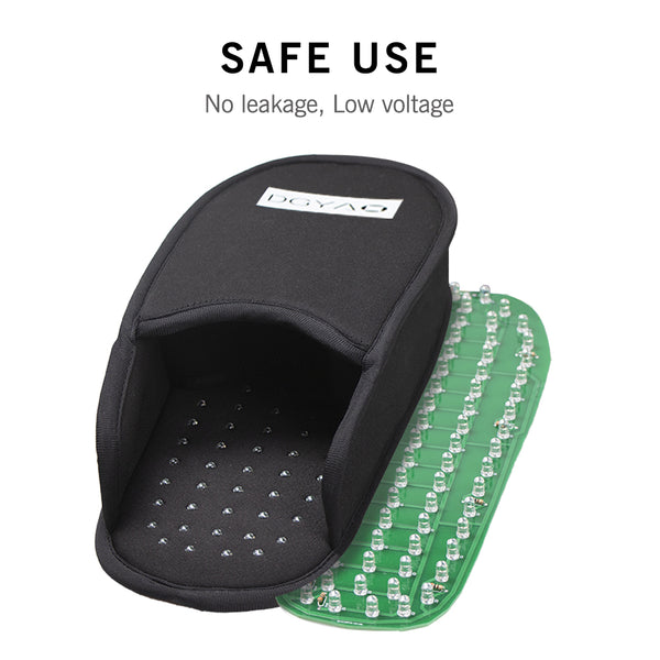 DGYAO Red Light Therapy Slippers Feet Toes Muscle Pain Relief 880NM In ...